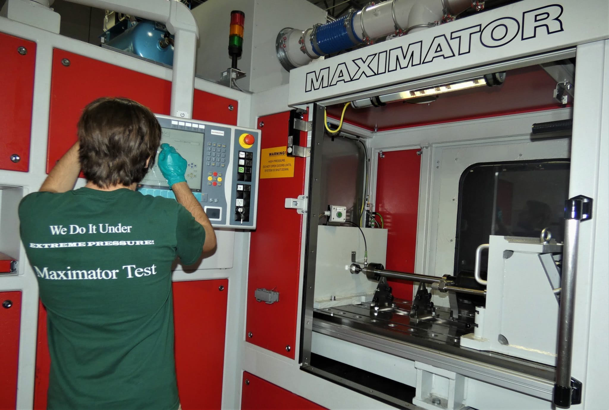 Autofrettage - Maximator Test