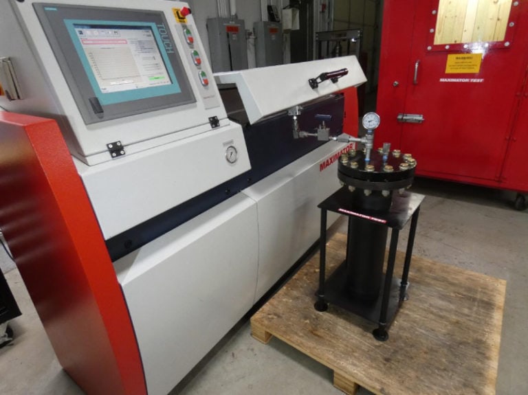 High Pressure Testing - Maximator Test